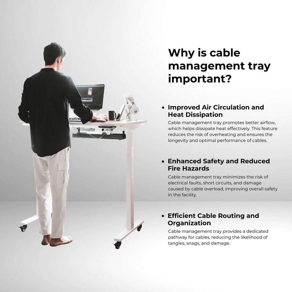 ANEW Cable Management Organizer Tray Manage Extension Plug & Cables ...