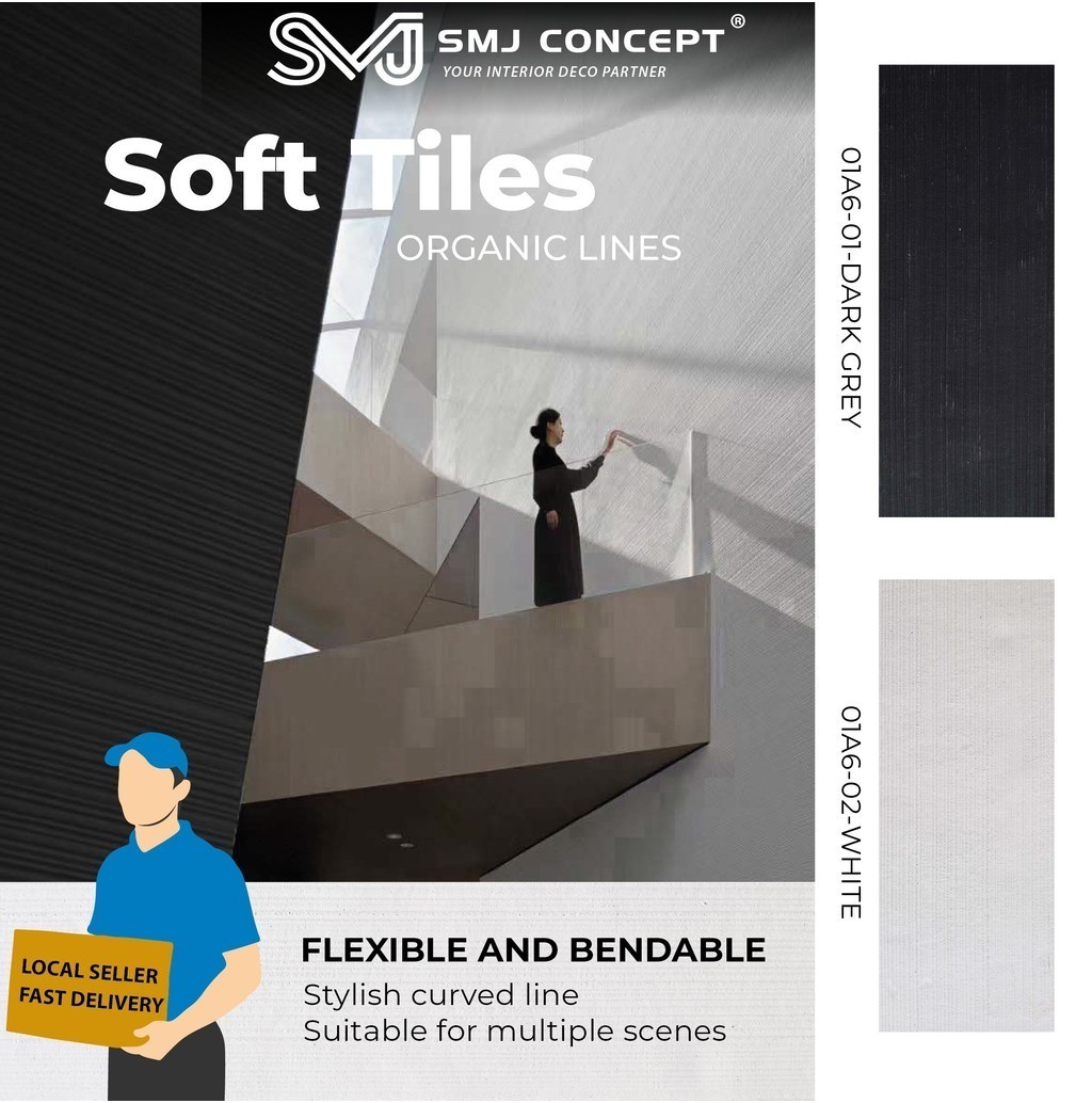 SMJ CONCEPT® Soft Flexible Tiles (LARGE) | Versatile Wall Panels For ...