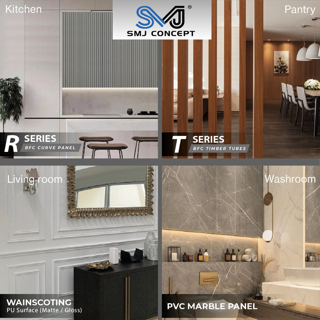 SMJ CONCEPT® Fluted Panel G Series Modern Sophistication (ALL ...