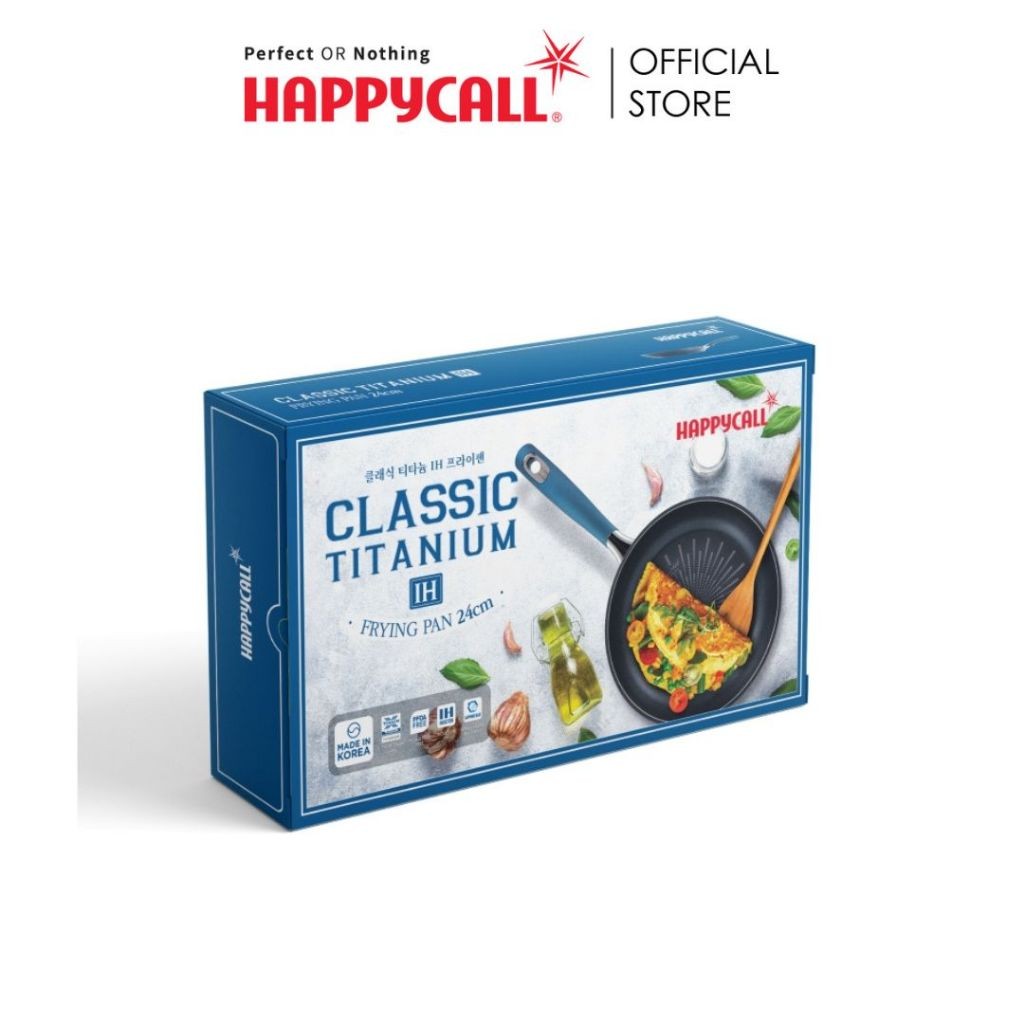 HAPPYCALL Classic Titanium IH Frying Pan (24cm) 3001-0232 | Shopee Malaysia