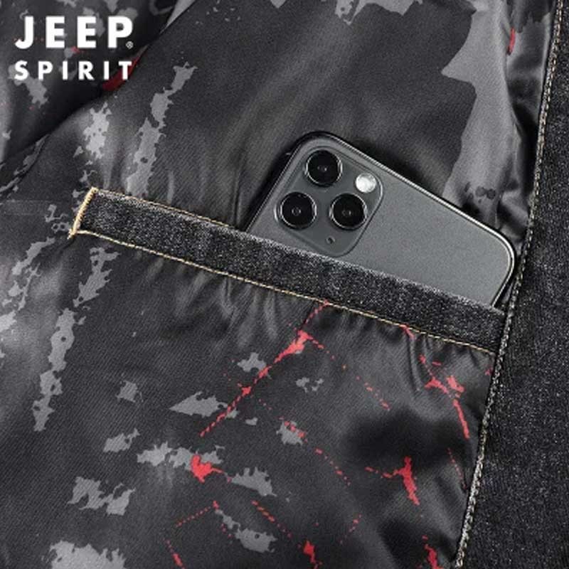 JEEP SPIRIT 1941 ESTD Casual Oversized Men's Denim Jacket | Shopee Malaysia