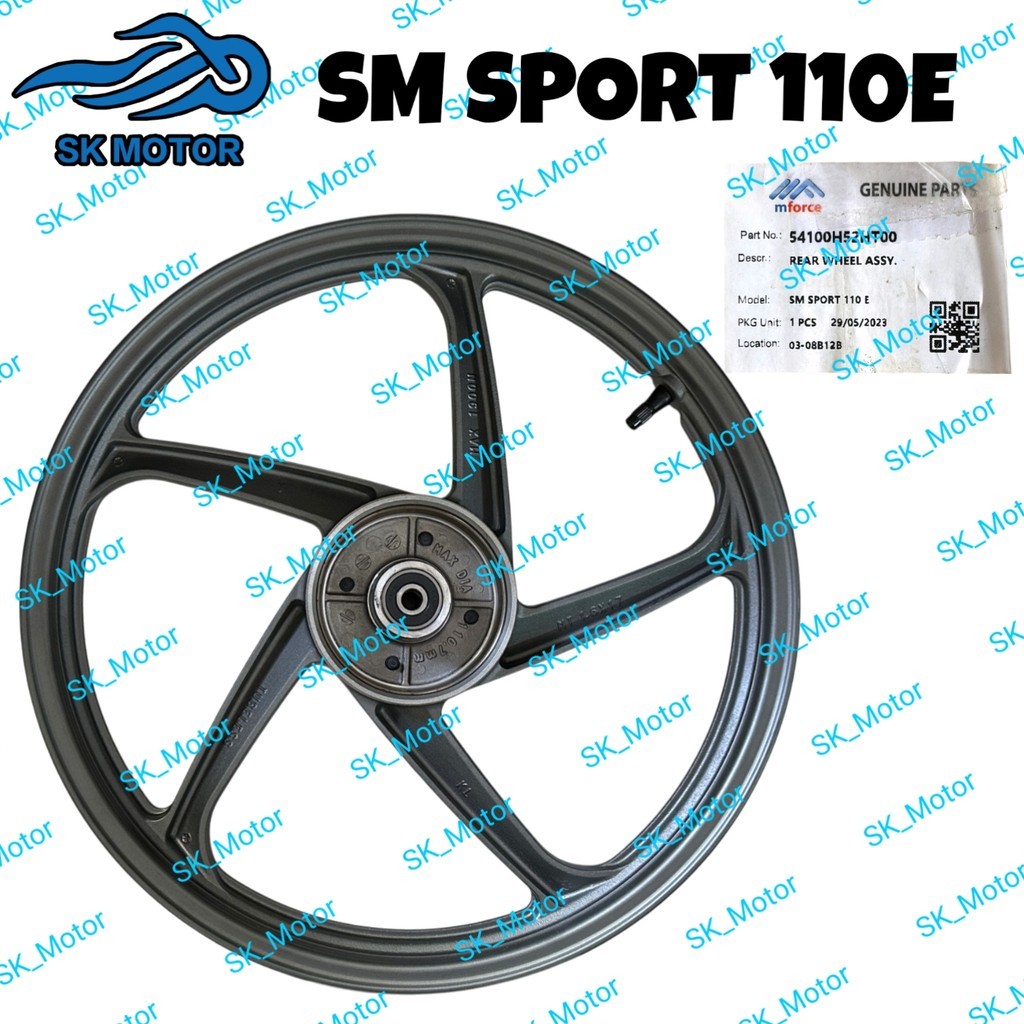Benelli SM SPORT 110 R E Original Sport Rim Wheel Assy Set STD ...