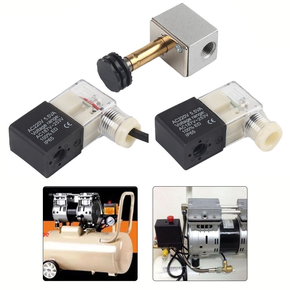 ⭐ Hot selling ⭐ Air Pump Compressor Solenoid Valve Power-off Vent ...