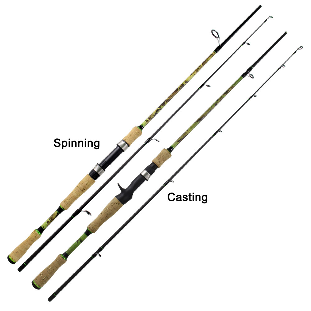 5'6- 7'0 ft Xpuyu Jungle Stick Spinning Casting Fishing Rod Pancing ...