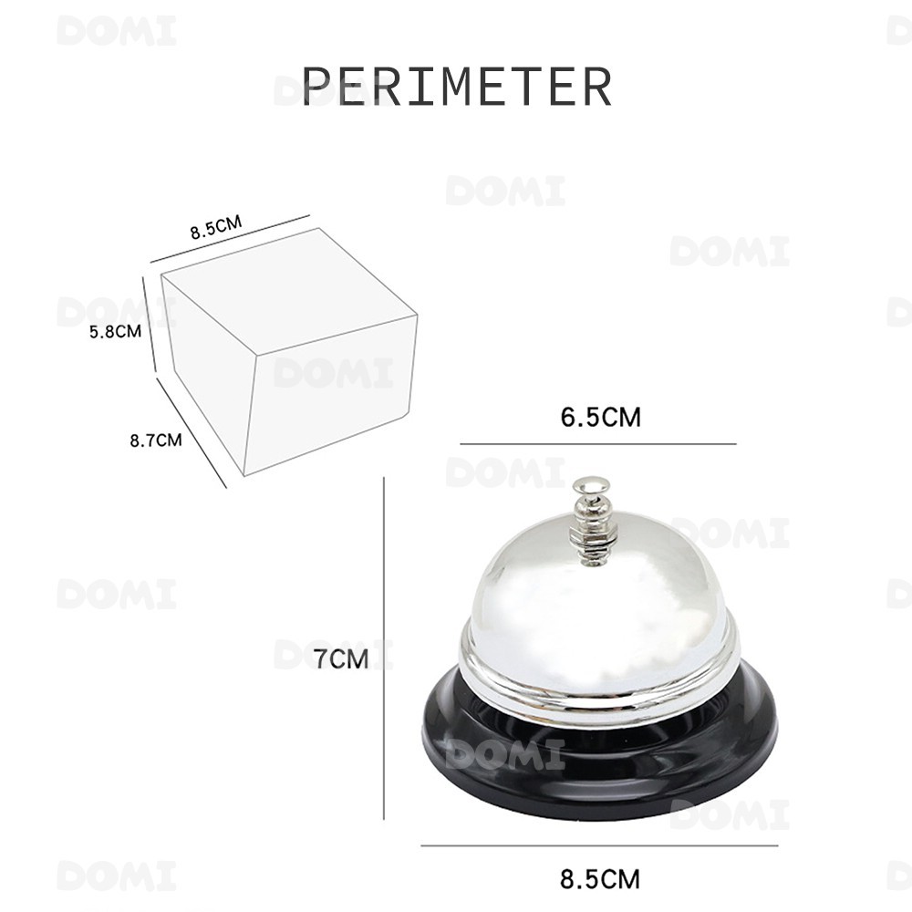 DOMI Reception Call Bell Stainless Steel Call Bell Table Kitchen Cafe ...