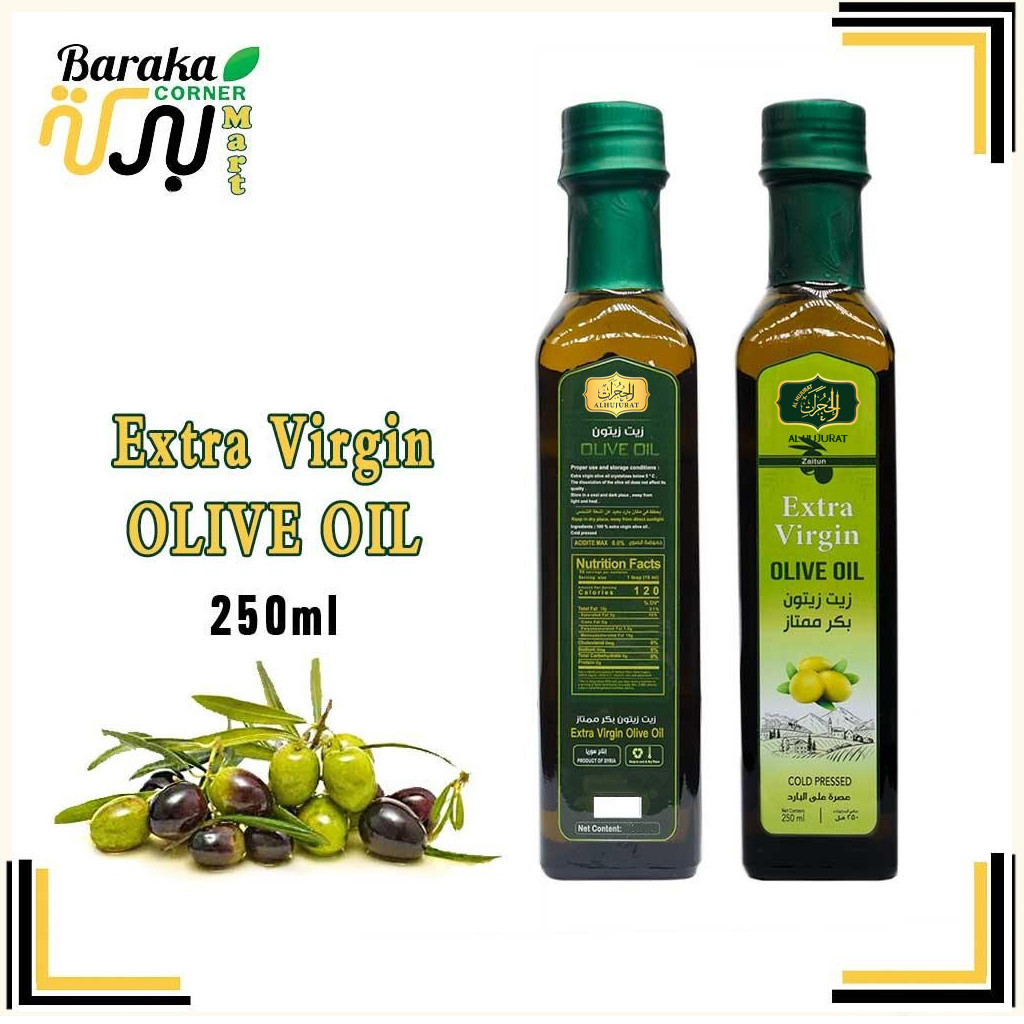 Extra Virgin Olive Oil Cold Pressed AlHujurat EVOO Minyak Zaitun Syria ...