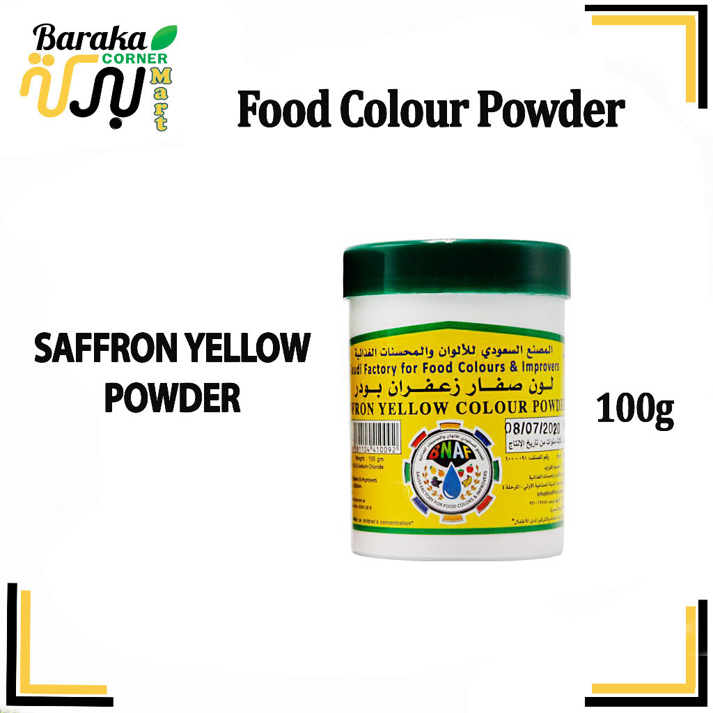 Saffron Yellow Powder | Egg Yellow Powder Colour Serbuk Pewarna Nasi ...