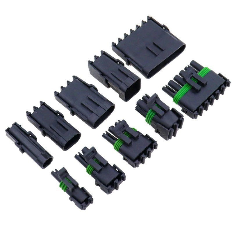 xps 1 Set 1 2 3 4 6 Pin Way Delphi GM Automotive Female Male Weather ...