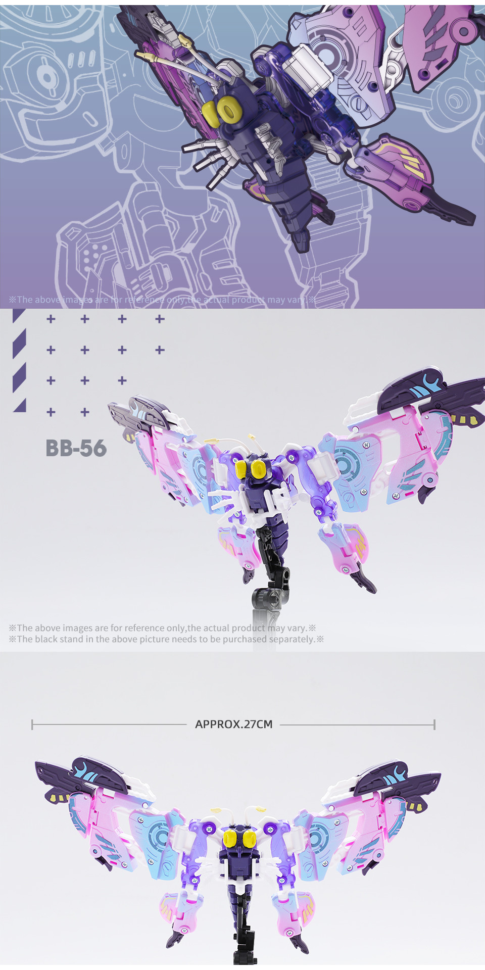 52TOYS BEASTBOX BB-56 Bullet Mecha Deformation Action Figure Portable ...