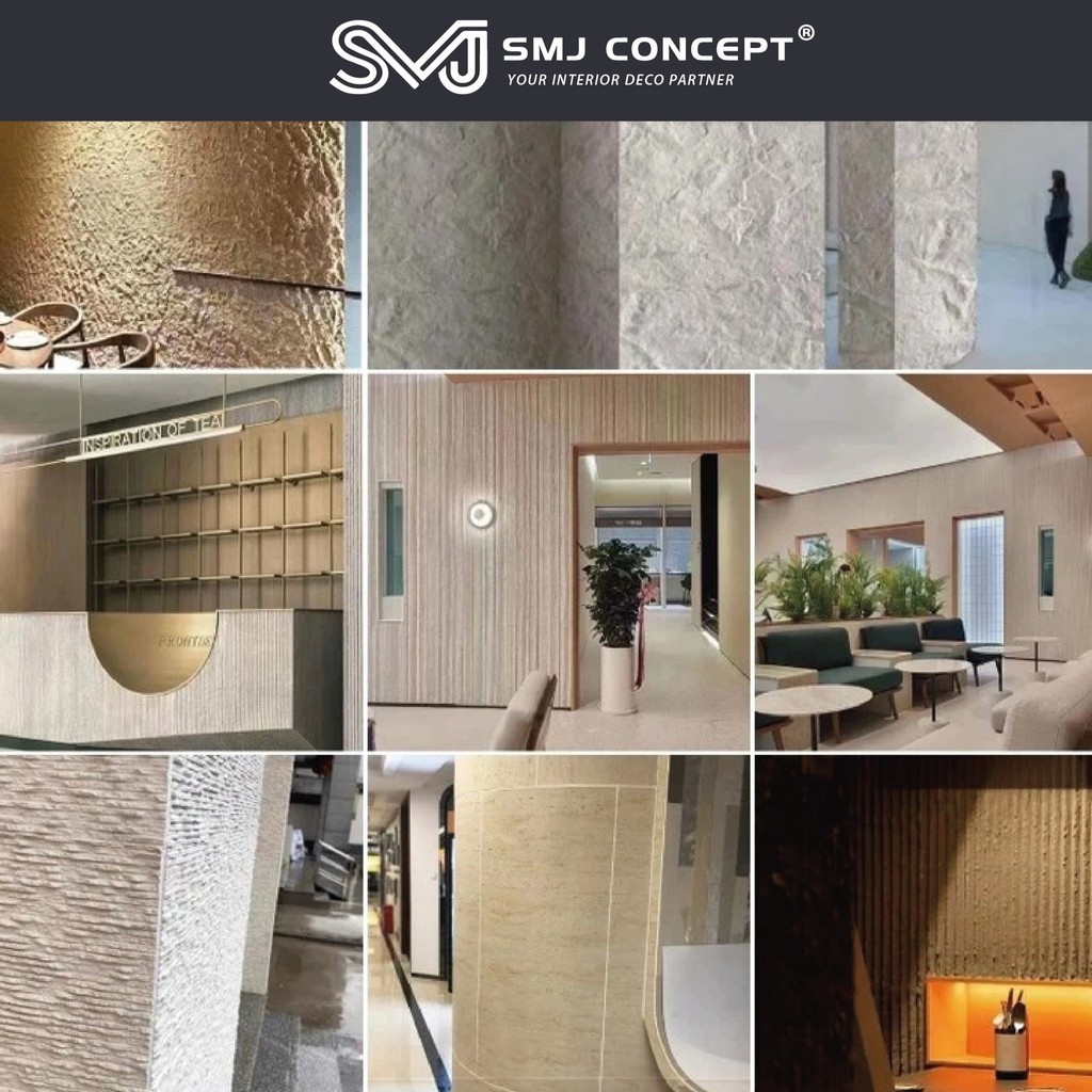 SMJ CONCEPT® Soft Flexible Tiles Pebble Terrazzo (01A4) | Indoor & Outdoor Wall Panels | Shopee ...