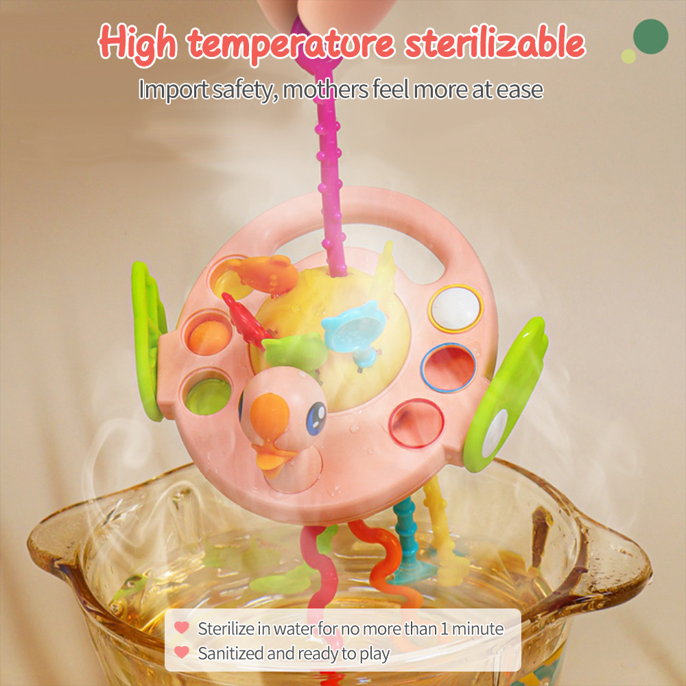 Bevavar Baby Teether Guide Thinking Tactile Perception Sensory Toy Rope ...