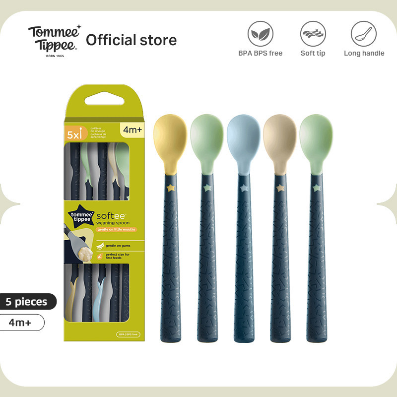Tommee Tippee Softee Weaning Spoon (5 Pcs/Pack) | Shopee Malaysia