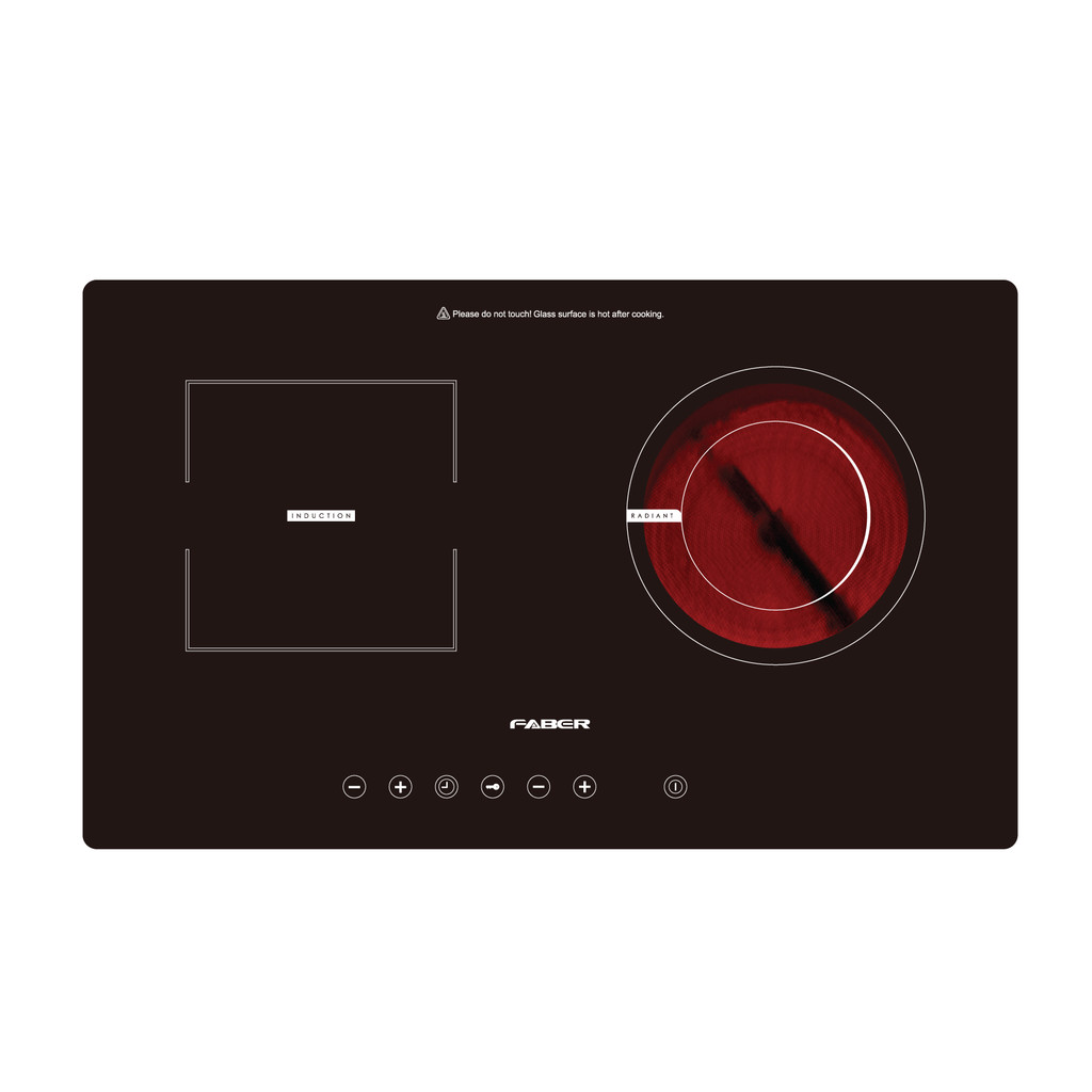 Faber 2-In-1 Built In Ceramic + Induction Hob Fic 3100c Hob Induksi ...