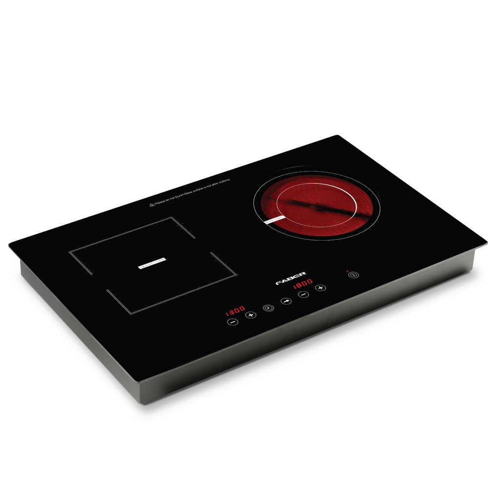 Faber 2-In-1 Built In Ceramic + Induction Hob Fic 3100c Hob Induksi ...