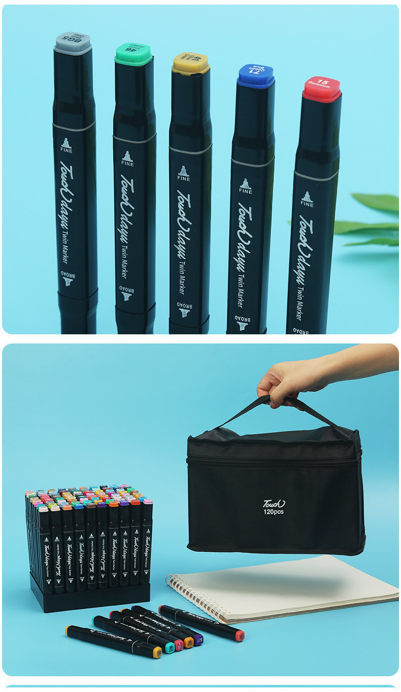 Pen Marker EzLife Painting Markers 12/30/48/80 Sketching Markers Manga ...