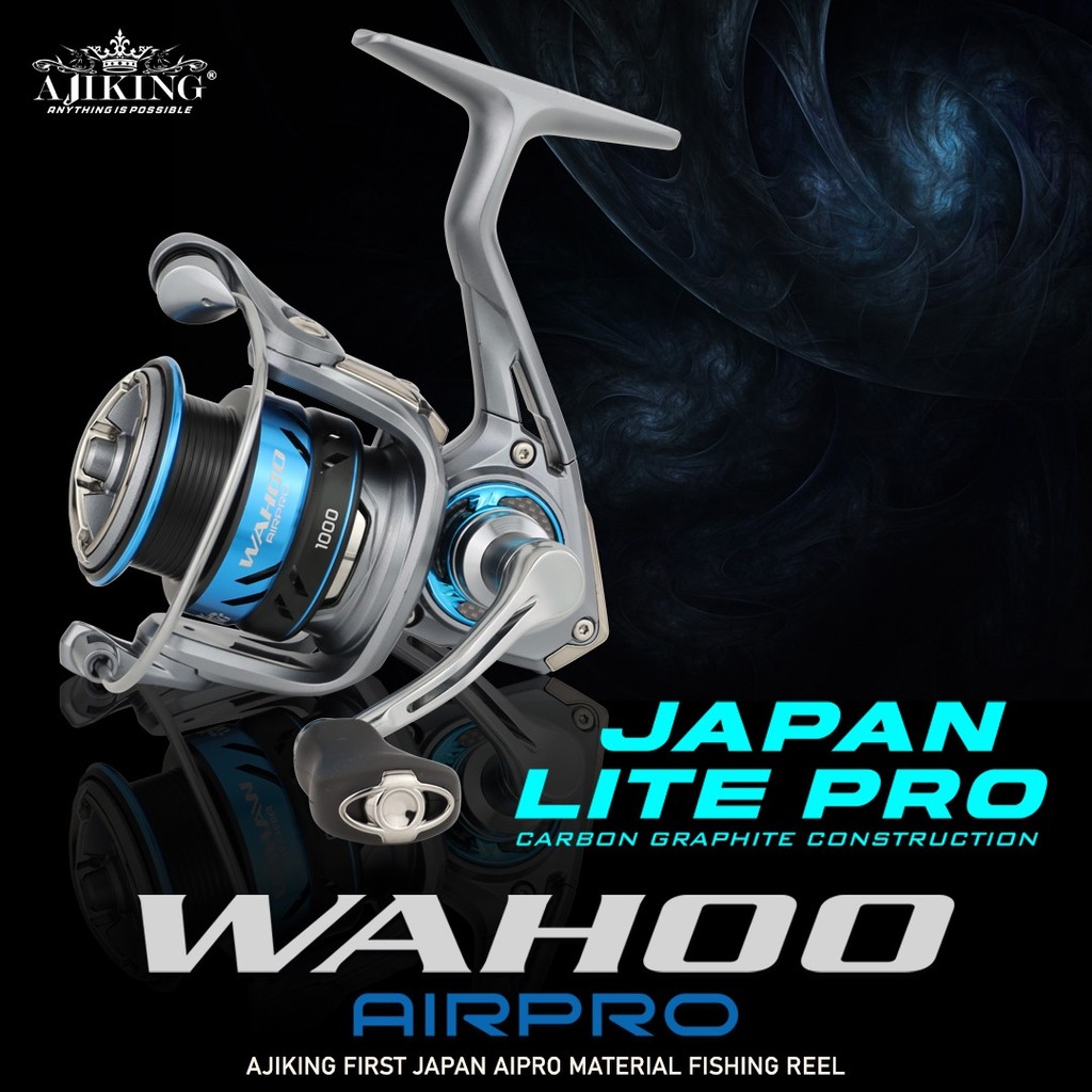 Ajiking Wahoo Airpro Mesin Pancing Ultralight Spinning|3.5kg Maxdrag ...
