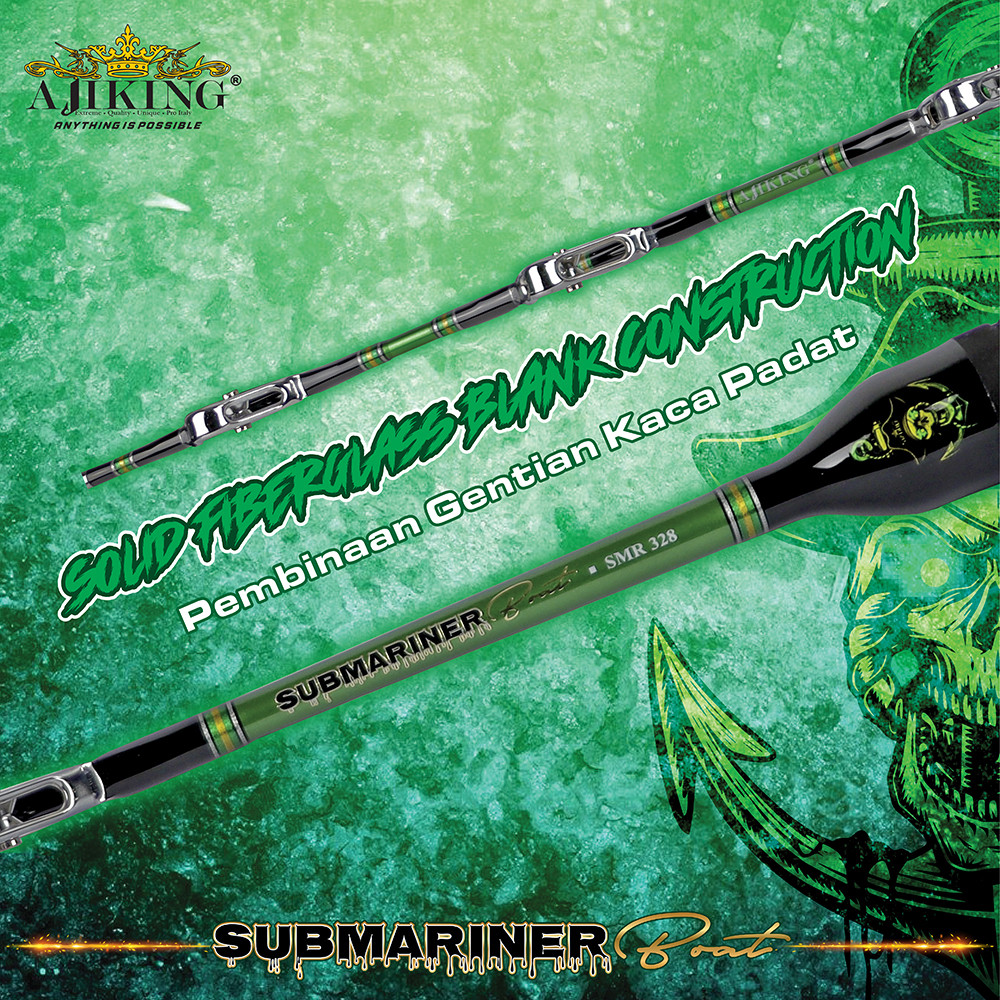 Ajiking Submariner Boat Joran Pancing Bot 1.01M-1.46M | Air Masin ...