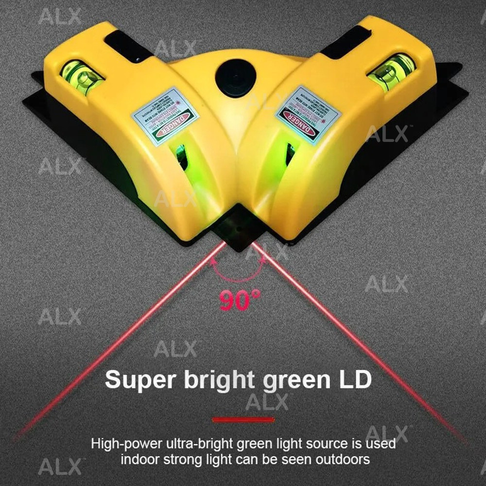 ALX 90 Degree Straight Line Laser Level Marking Projection Tool Laser ...