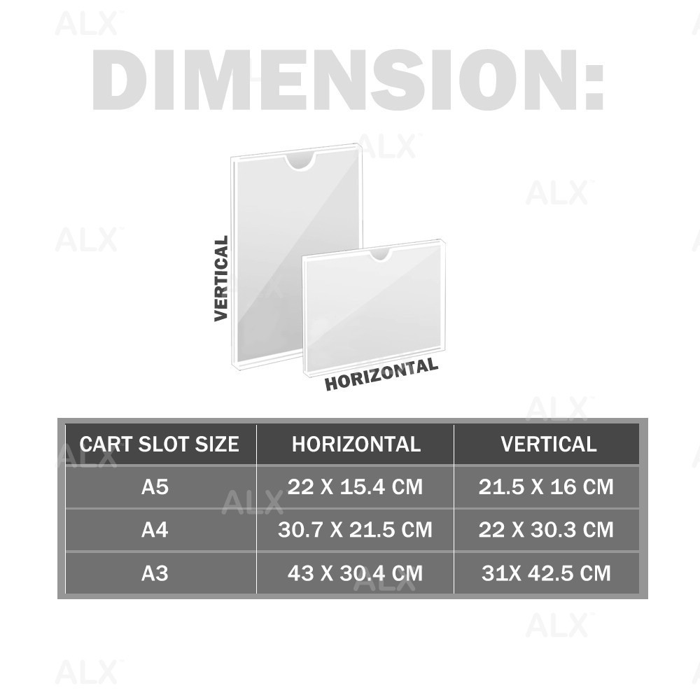 ALX Premium Acrylic Transparent Frame DuitNow QR Code Scan & Pay ...