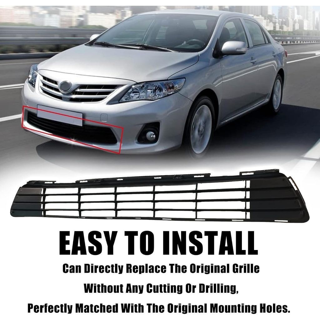 XF lower bumper grill cover new lower grill for toytoa corolla altis ...