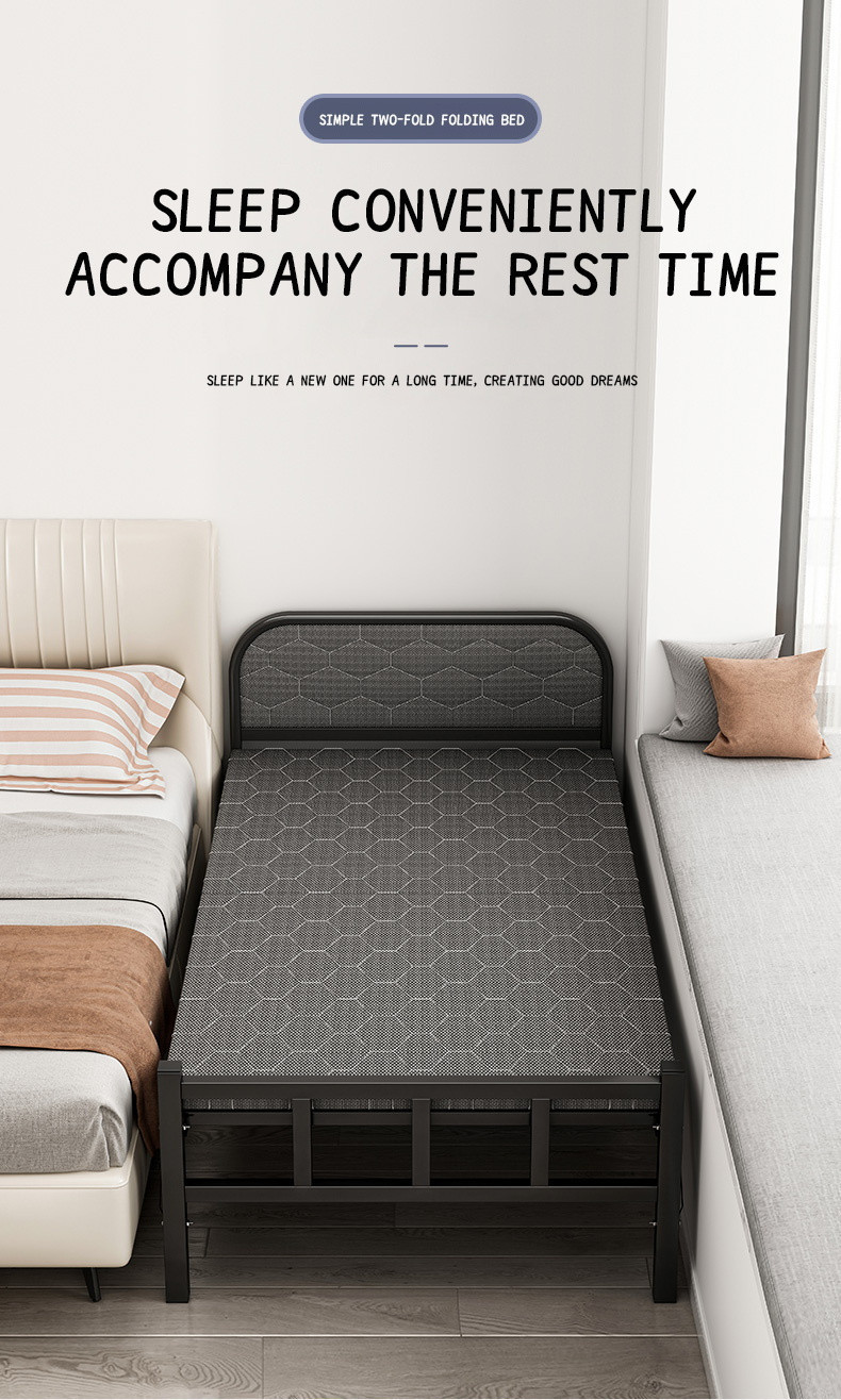 𝐁𝐌𝐙𝐀𝐑 𝙄𝙣 𝙎𝙩𝙤𝙘𝙠 Portable Folding Bed Katil Single Besi Katil Lipat Open ...