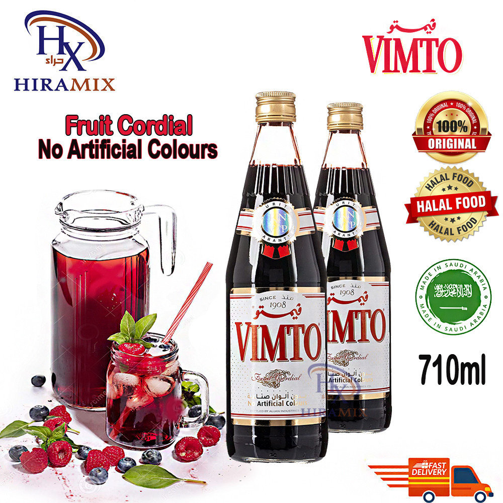 VIMTO Fruit Cordial RINO Syrup 710ml شراب فيمتو المذاق الأصيل | Shopee ...
