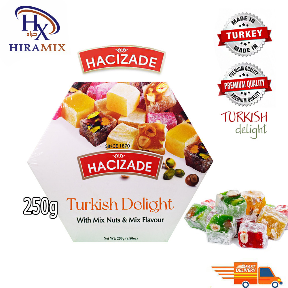 Hacizade Turkish Delights Lokum Manisan Lazat Dari Turki | Turkish ...