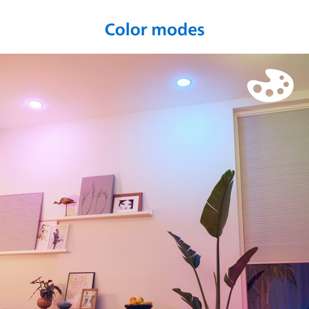 Philips Smart Lighting LED Recessed RGB Downlight 4/5/6 Inch (10W 2200K ...
