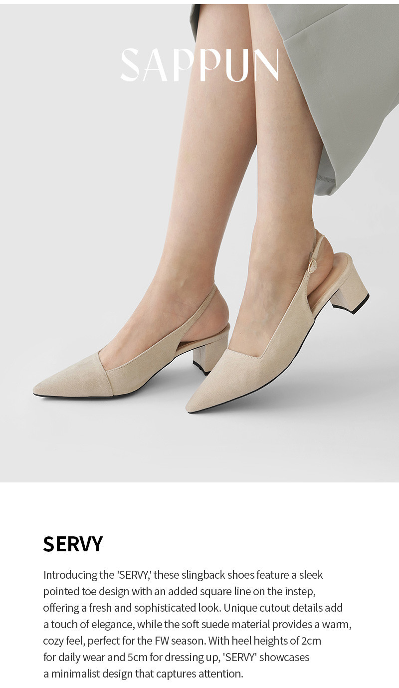 [SAPPUN] Servy Slingback Heels (2/5cm) | Shopee Malaysia