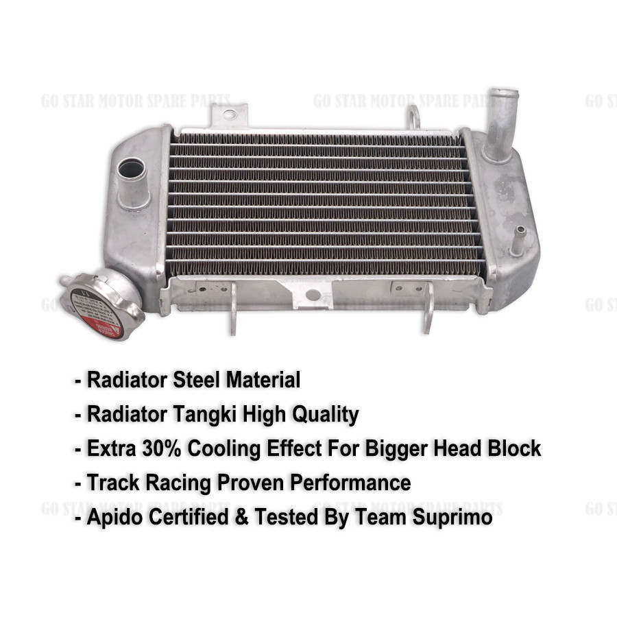 YAMAHA Y15ZR Y15 LC135 135LC RS150 RS RSX 150 STANDARD RACING RADIATOR ...