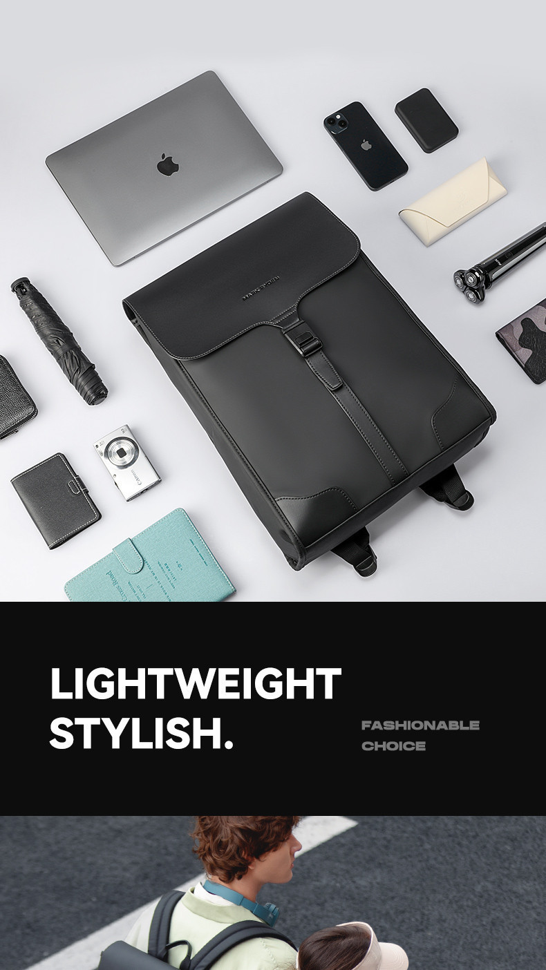 MARK RYDEN Office Work Bag Men Backpack School Bag Lightweight (15.6 ...