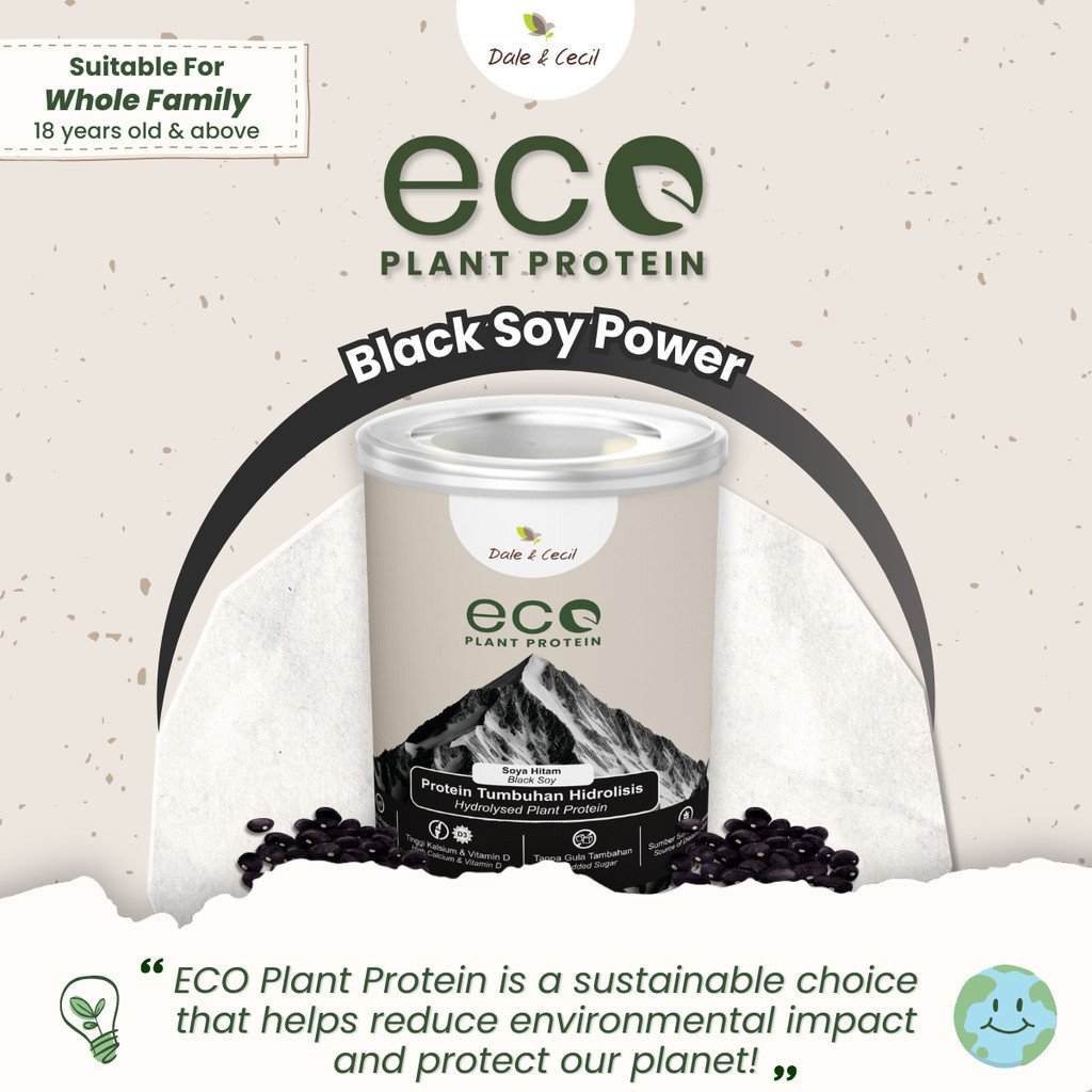 ECO Plant Protein (Black Soy) Hydrolysed Protein Blend (700g x 1 ...