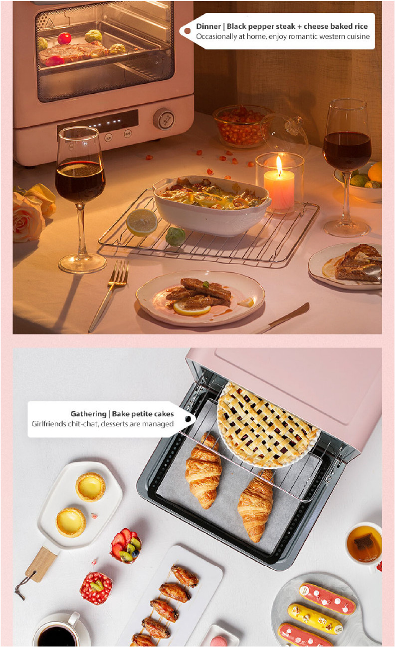 Bear Digital Control Electric Air Fryer Oven (20L) BSO-P200L Led ...