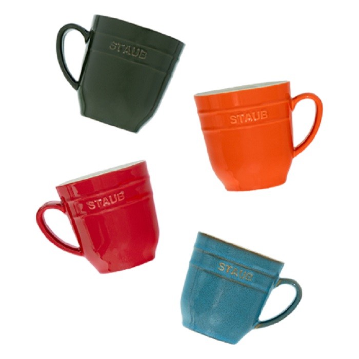STAUB Colourful Mug Set 4pcs | Shopee Malaysia