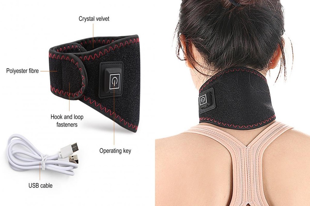 [stylishlife] Electric Neck Heat Pad Portable Neck Warmer Electric Usb ...