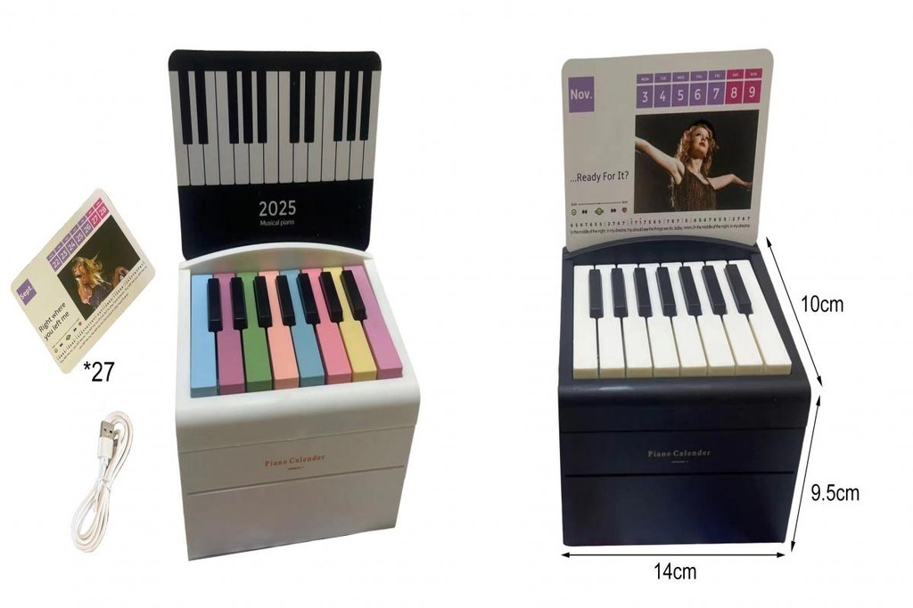 [stylishlife] Playable Piano Calendar with Songs Piano Calendar with ...