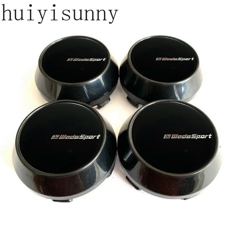 HYS 4pcs 60/64/65/68/69MM Weds sport Center Cap Car Automobile Wheel ...