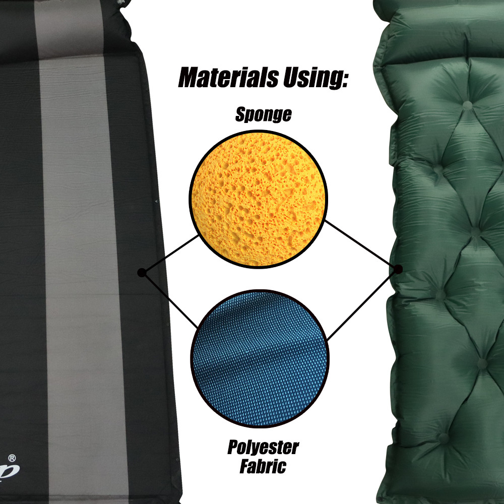 (Single/Double) Tcamp Auto Inflatable Camping Mattress TDA/TSA Air Mat ...