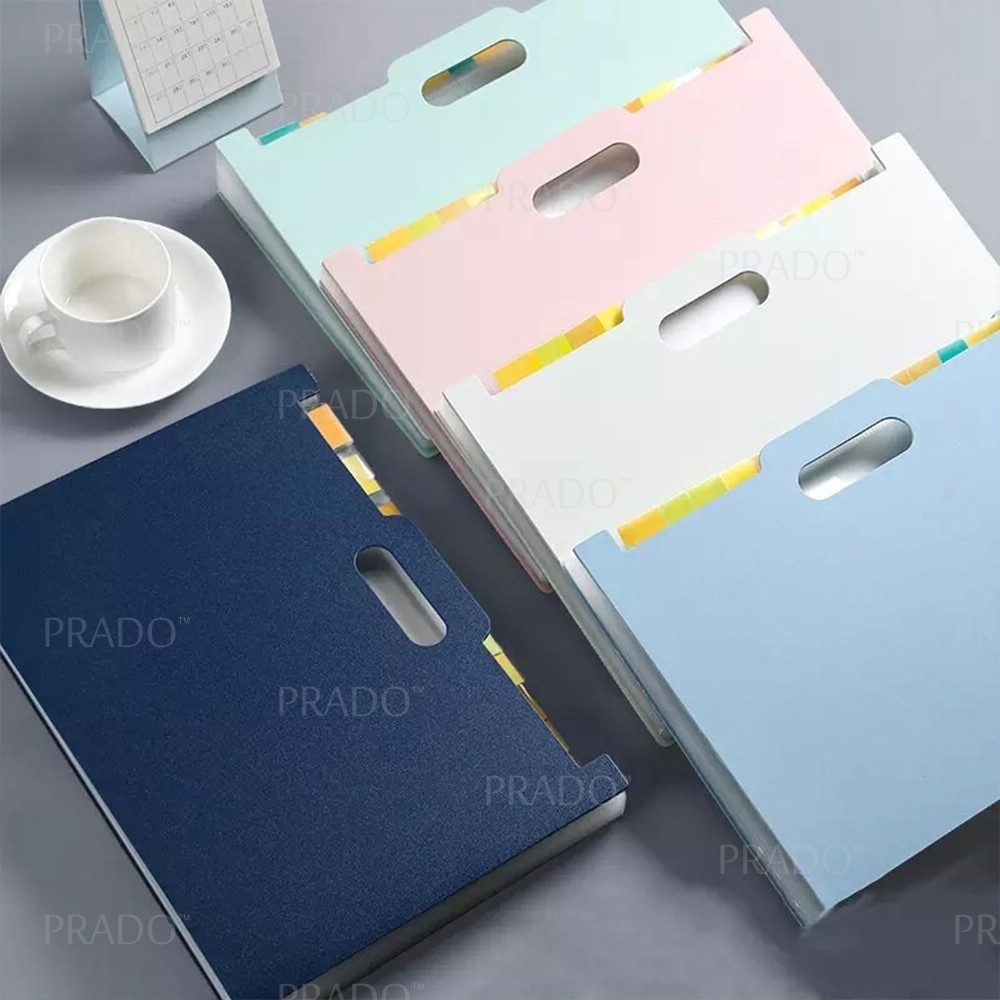 PRADO Multilayer Expanding File Folder A4 Size File Organizer Box ...