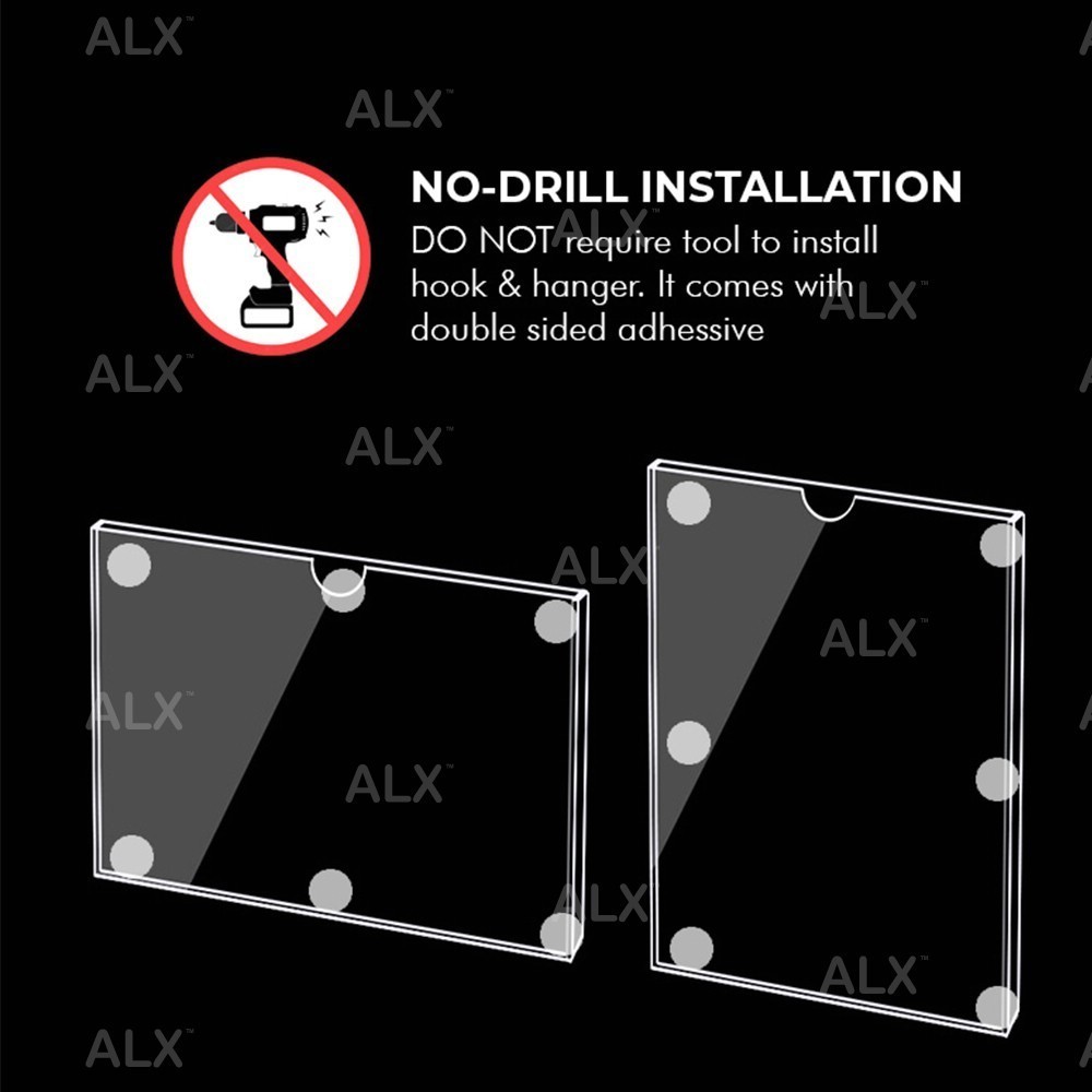 ALX Premium Acrylic Transparent Frame DuitNow QR Code Scan & Pay ...