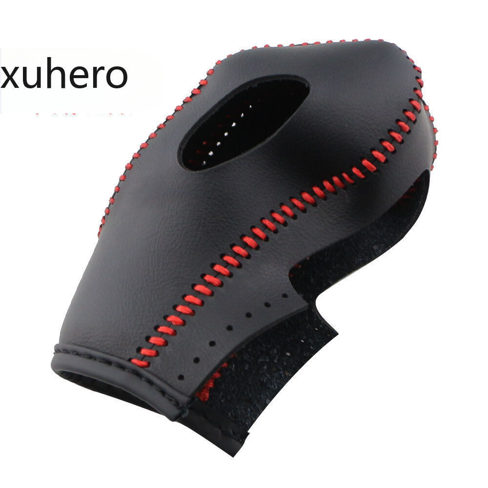LHD Car Genuine Leather Gear Shift Knob Cover For Ford Ecosport Escape ...