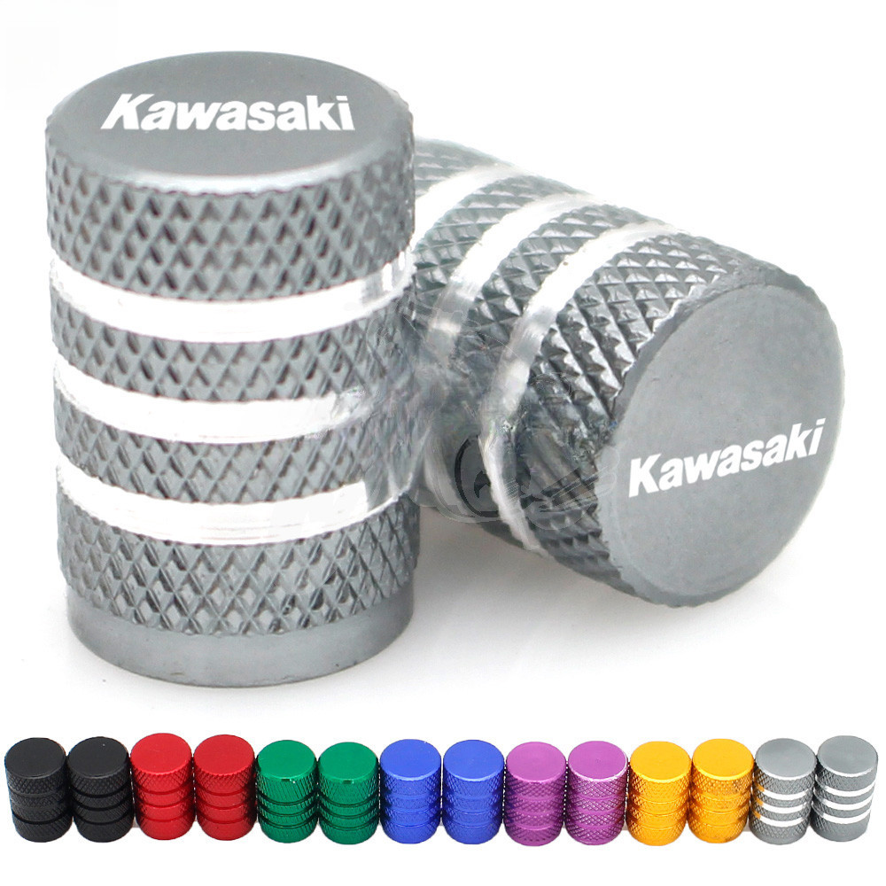 Motorcycle Tire Valve Air Port Stem Cover Caps CNC Accessories For ...