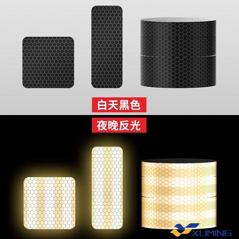 XM 3M Reflective Sticker Black Car Sticker Reflective Sticker Scratch ...