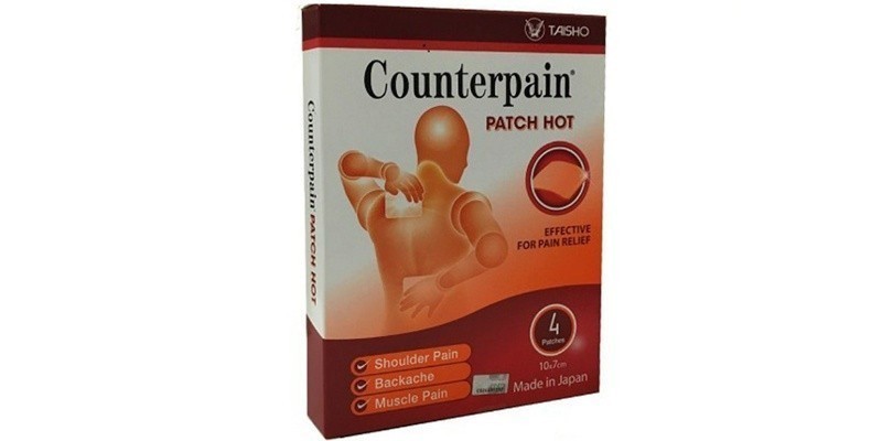 Counterpain Patch Hot (10cm x 7cm) 4 Patches (Relieves Shoulder Pain ...