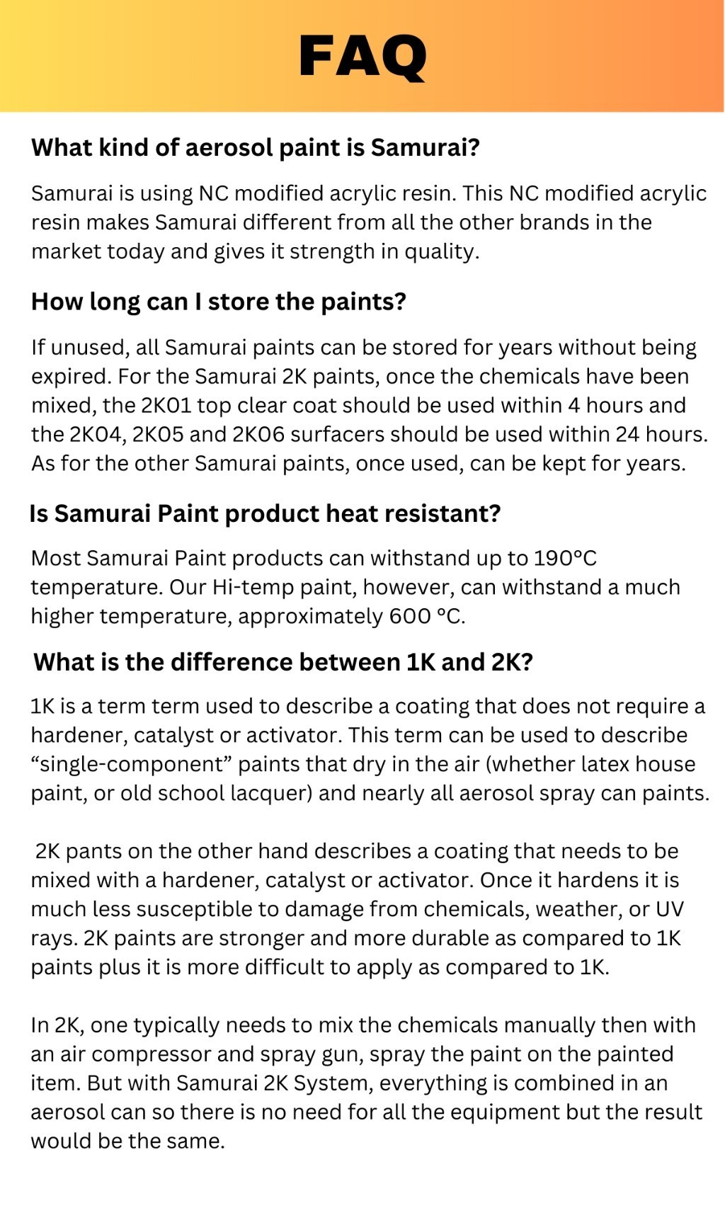 Samurai H196 Pearl White Honda Colour - Aerosol Coating Spray Paint for ...