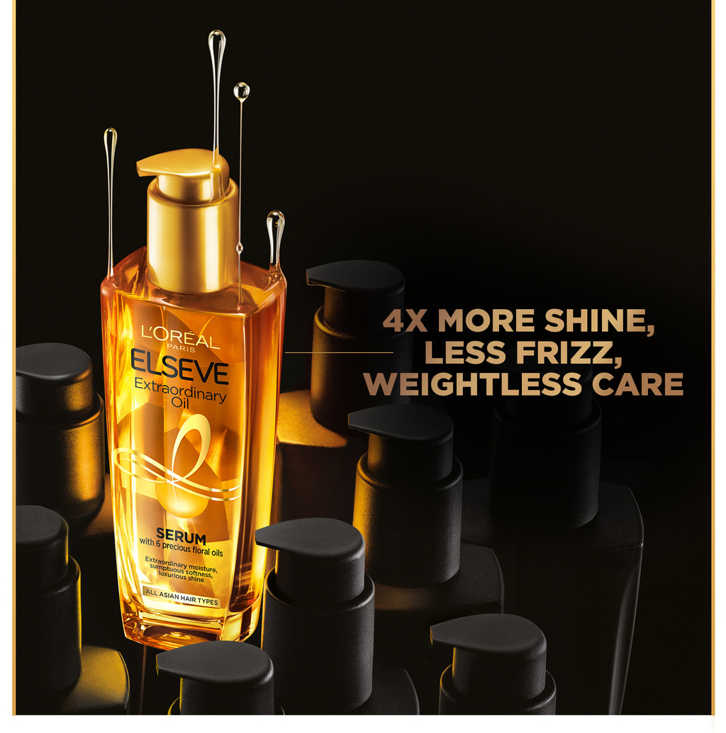L'Oreal Paris Elseve Extraordinary Oil Hair Treatment Set - Pink (100ml ...