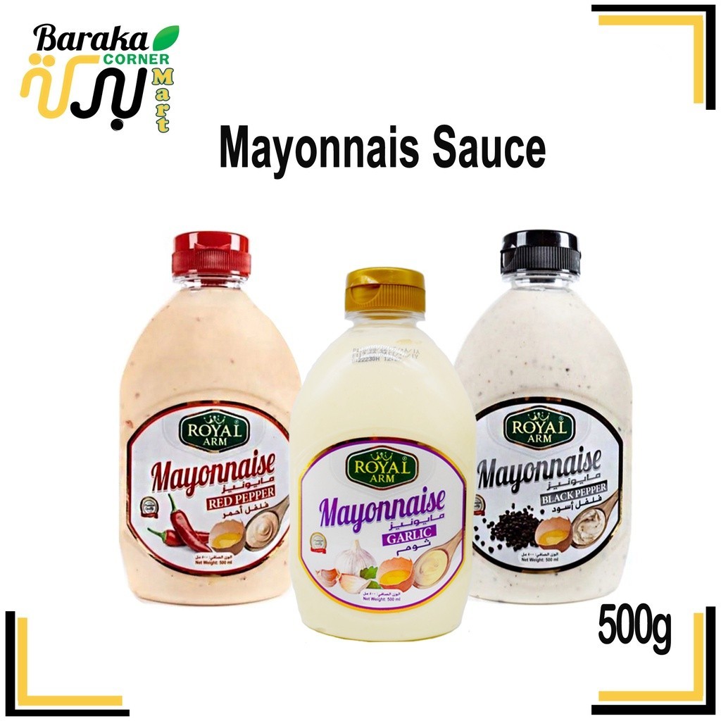 Royal Garlic Mayonnaise Sos Bawang Putih 500g | Shopee Malaysia