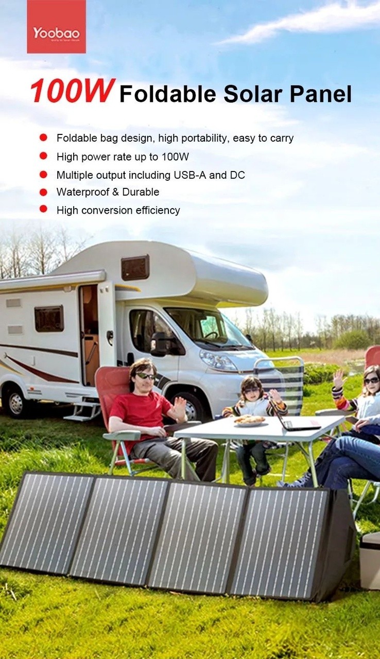 Yoobao SPN-100W Monocrystalline Silicon 100W I Solar Charging Panel ...