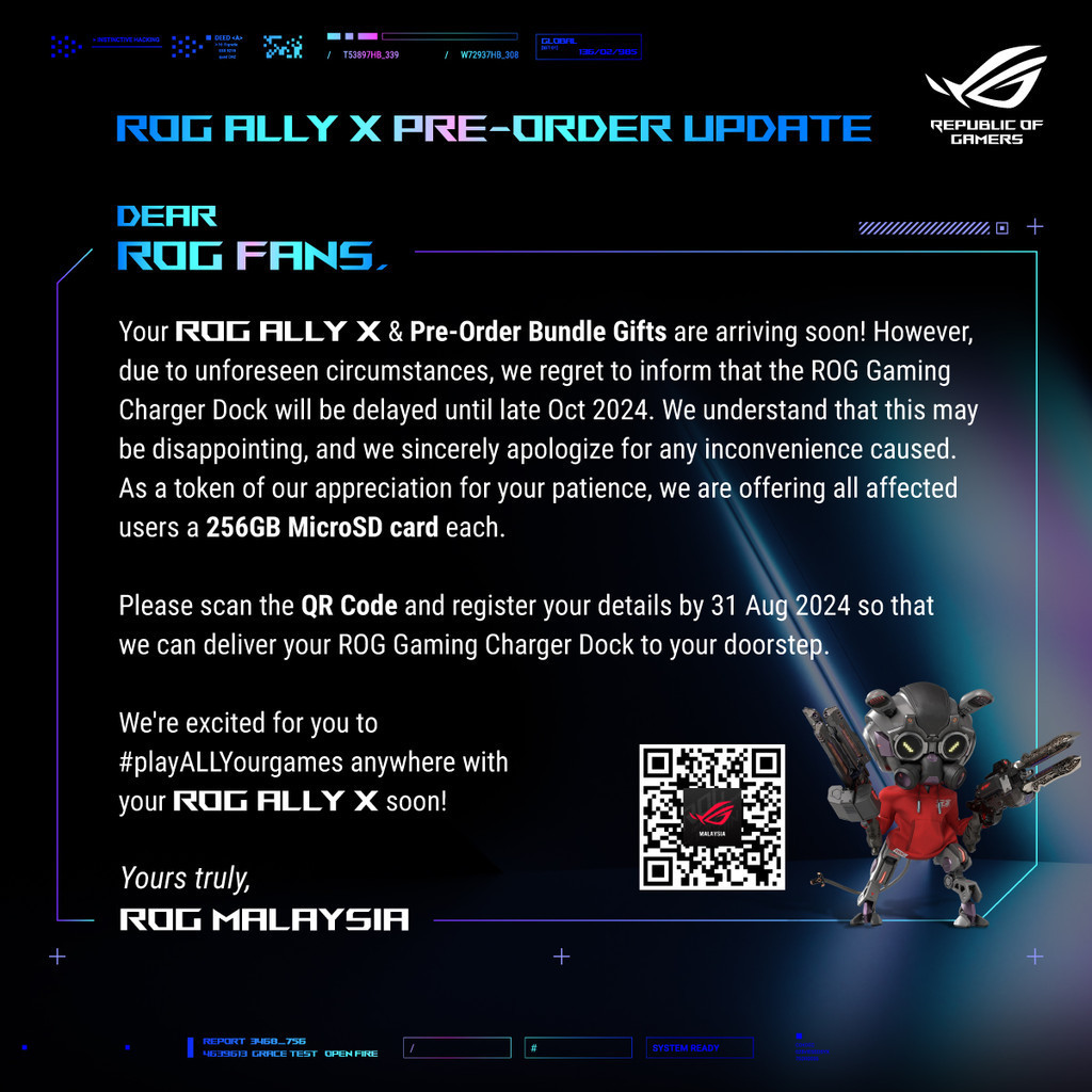 【10.10 SALE】 ASUS ROG Ally X Z1 Extreme/ROG Ally Z1 Extreme Gaming ...