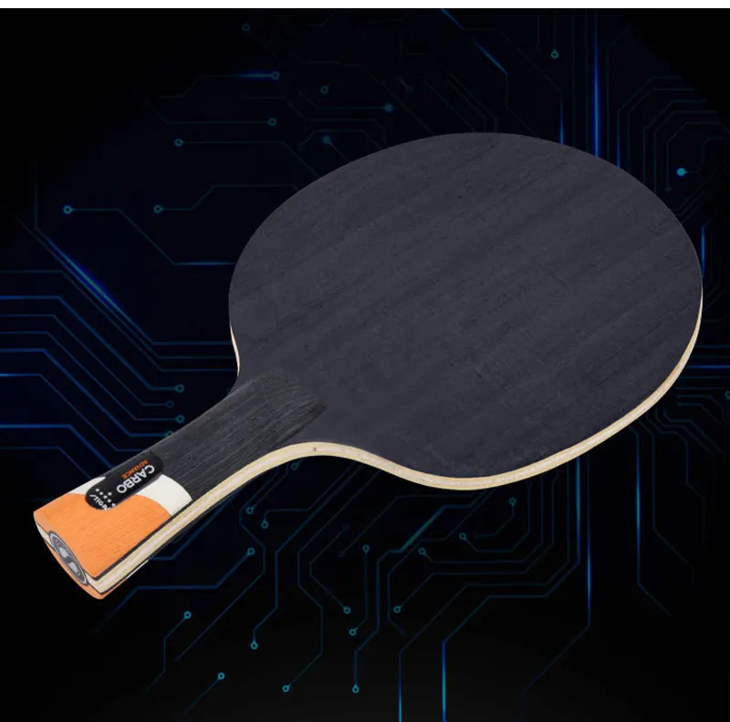 STIGA CARBO 6 Star Table Tennis Racket 5 Wood + 2 Carbon Ping Pong ...